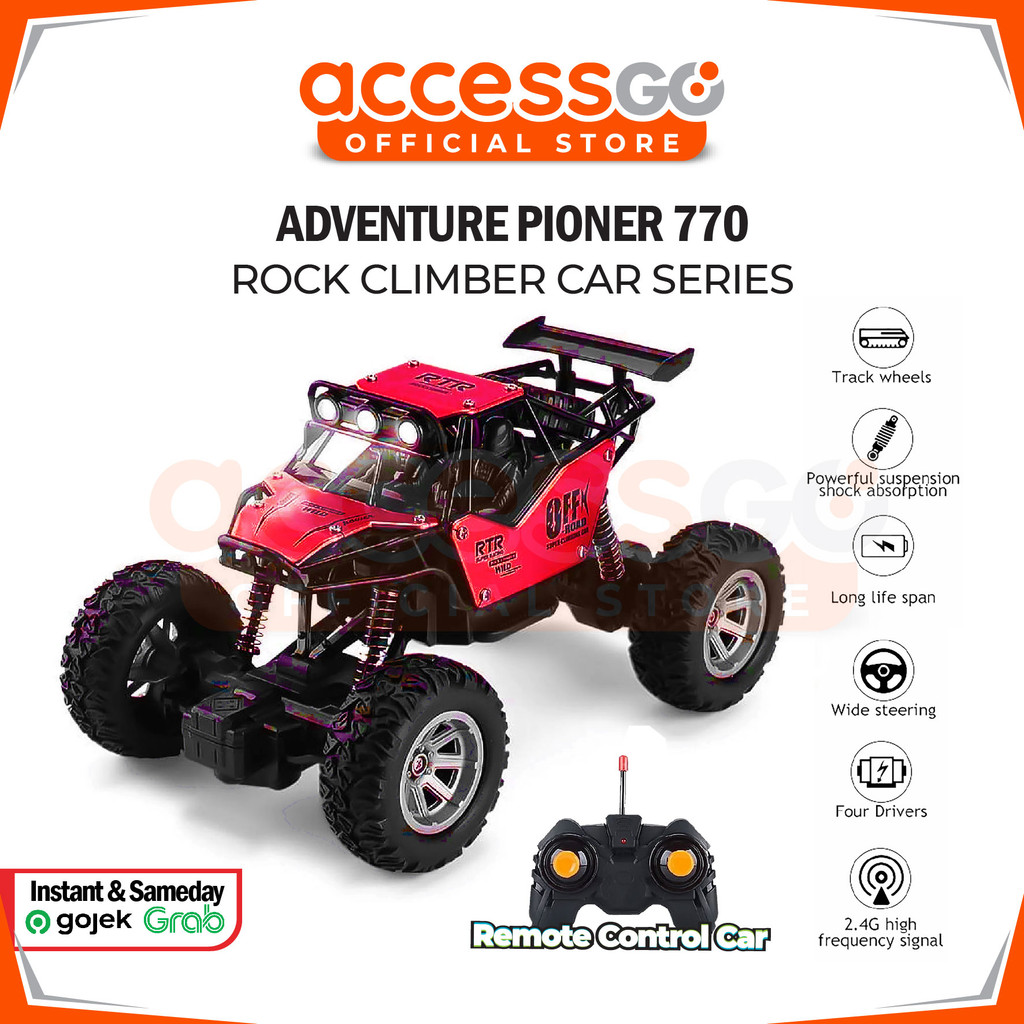 Jual RC Mainan REMOTE CONTROL Rock Climber Monster Truck 1:20 OFFROAD ...