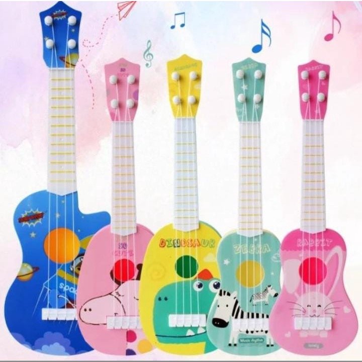 Jual Gitar pinguin rabbit kelinci Mainan Gitar Ukulele Anak / Kado ...