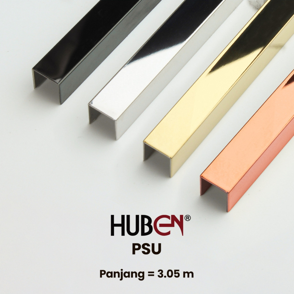 Jual Plat Strip U PSU Huben | List Plat Strip Model U Mirror Plat Besi ...