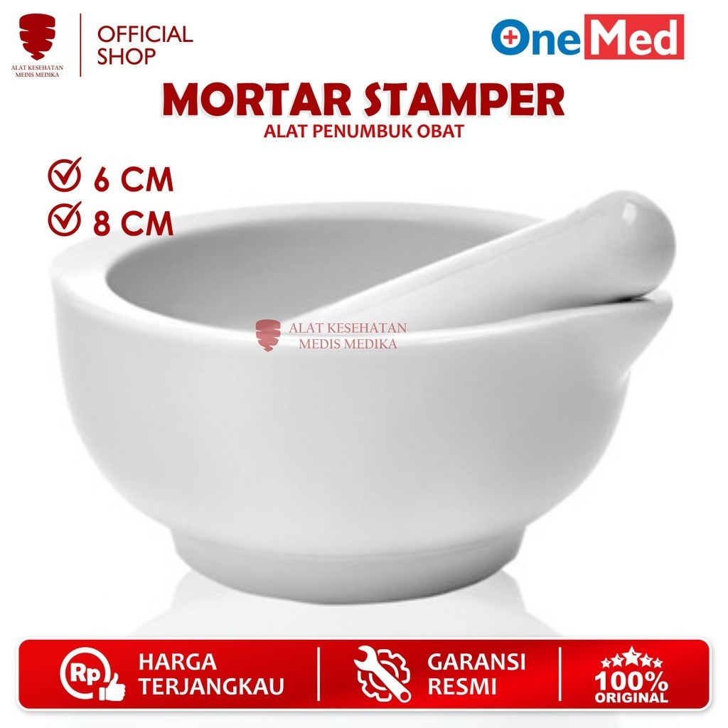 Jual Onemed Mortar Lumpang Alat Penumbuk Pengerus Tumbukan Obat ...