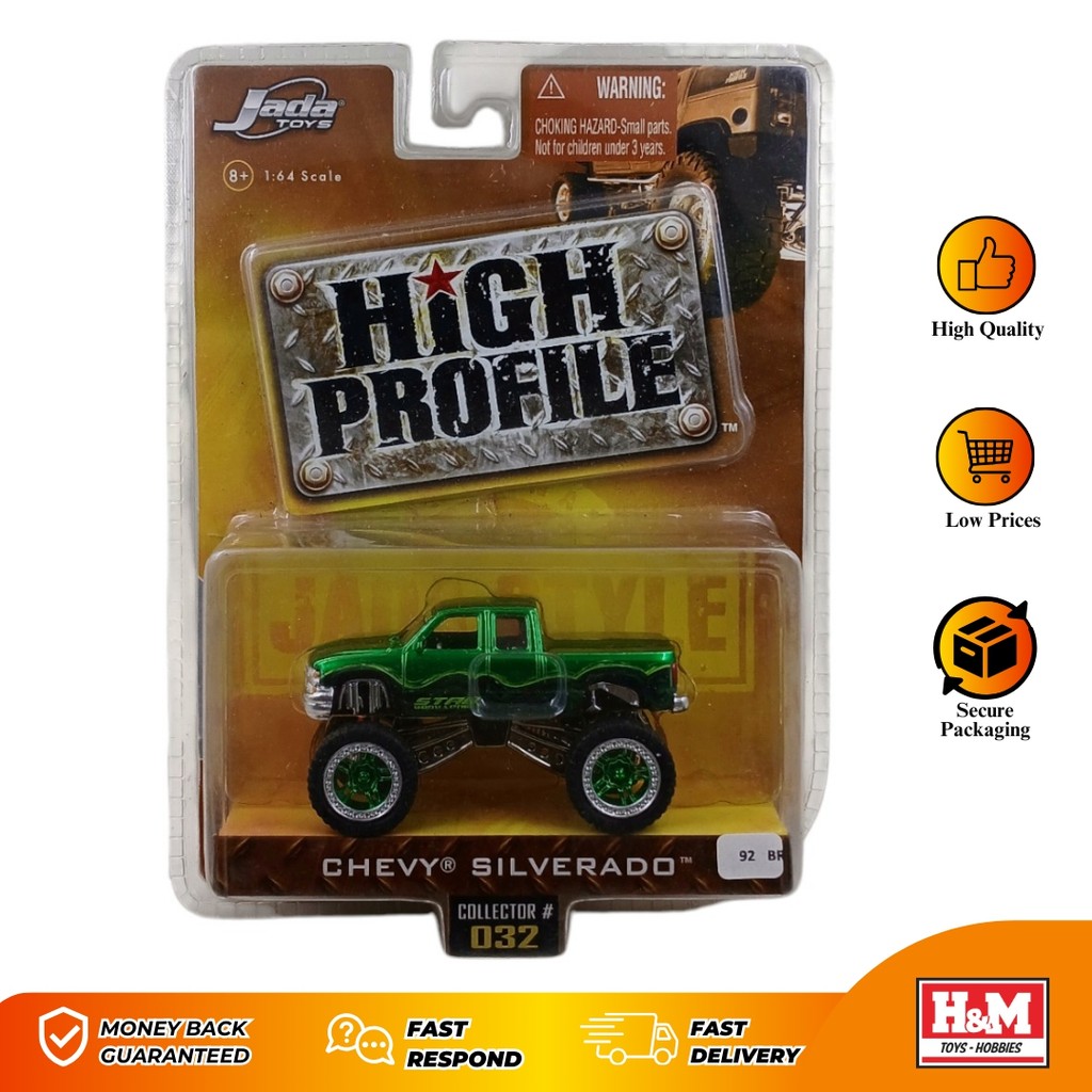 Jual Jada Chevy Silverado Hijau - High Profile - 92BR-BR2 | Shopee ...