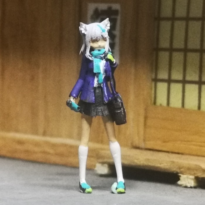 Jual Miniatur Figure Shiroko Sunaookami Blue Archive Diorama Diecast ...