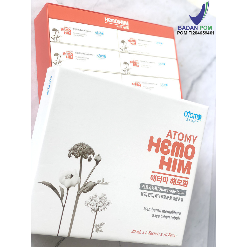 Jual Atomy HemoHim 1 box besar isi 60 sachet Suplemen Daya Tahan Tubuh original | ATOMY HEMO HIM ...