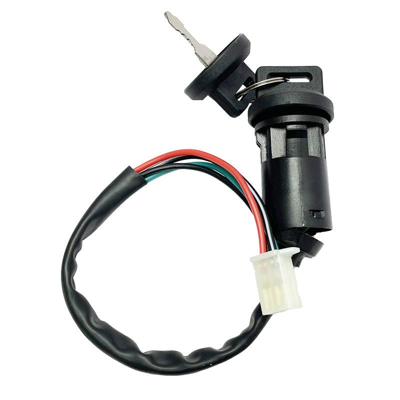 Jual 4 Pin Motorcycle Ignition Switch Electric Door Lock With Dust ...