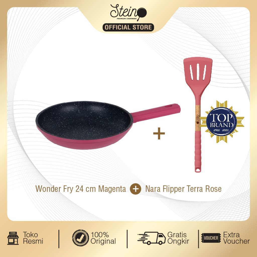 Jual STEIN Wonder Starter Set - Fry Pan 24cm + Stein Nara Flipper ...