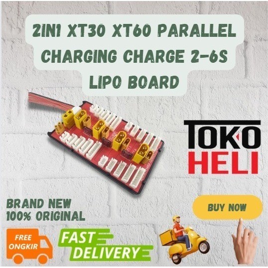 Jual 2in1 XT30 XT60 Parallel Charging Charge 2-6S Lipo Board | Shopee Indonesia