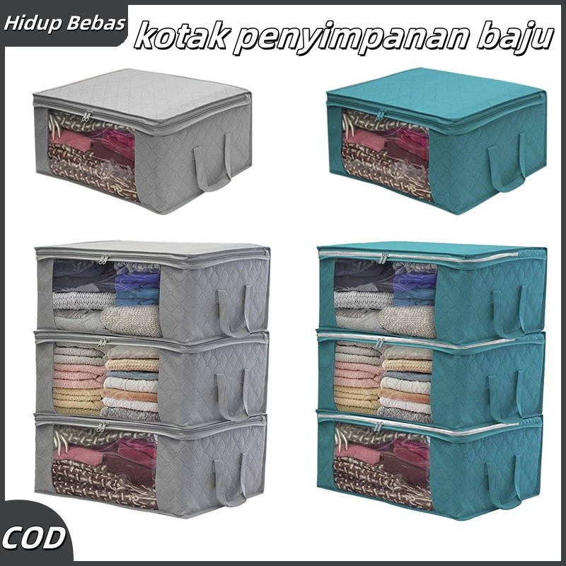 Jual Storage Box Organizer Baju Tempat Penyimpanan Baju Serbaguna Box ...