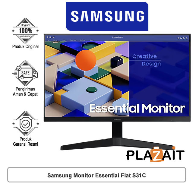 Jual Samsung Monitor Essential Flat S31C IPS 75Hz S24C310 | S27C310 ...