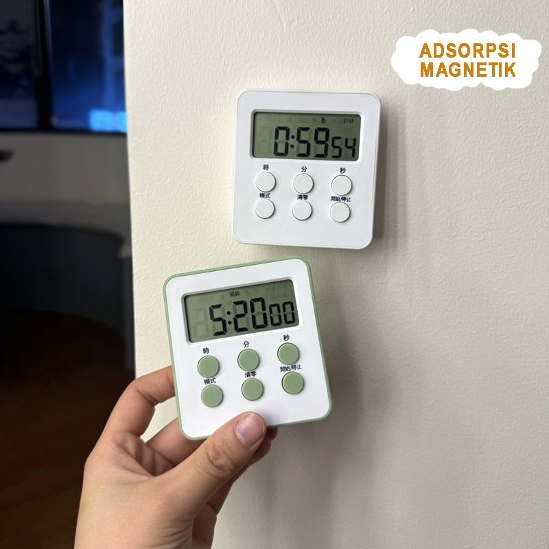 Jual [COD] JAM ALARM DIGITAL MENGHITUNG WAKTU/ TIMER DIGITAL MAGNETIK ...