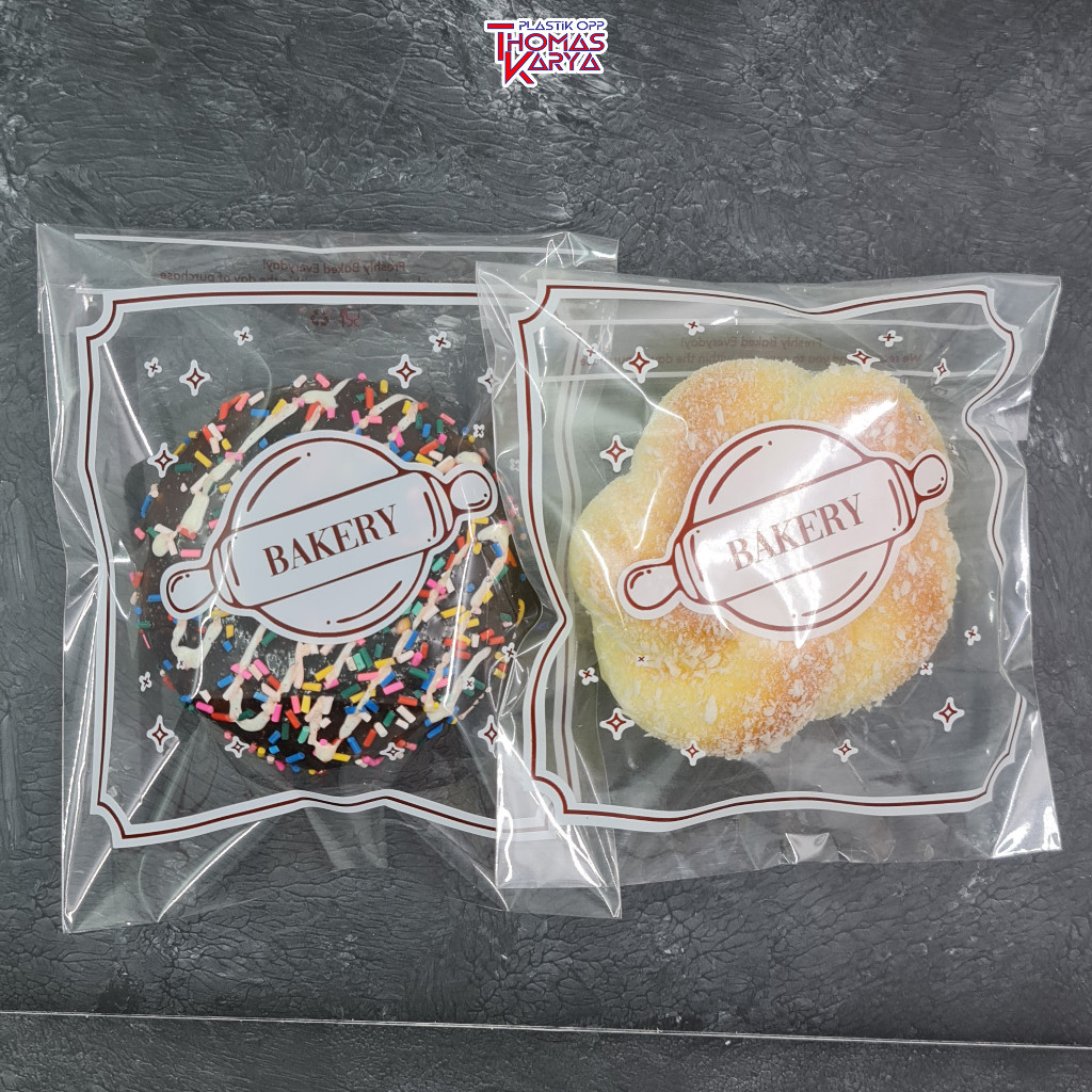 Jual Plastik Roti Motif BAKERY isi 100 Kantong Premium Lucu Unik ...