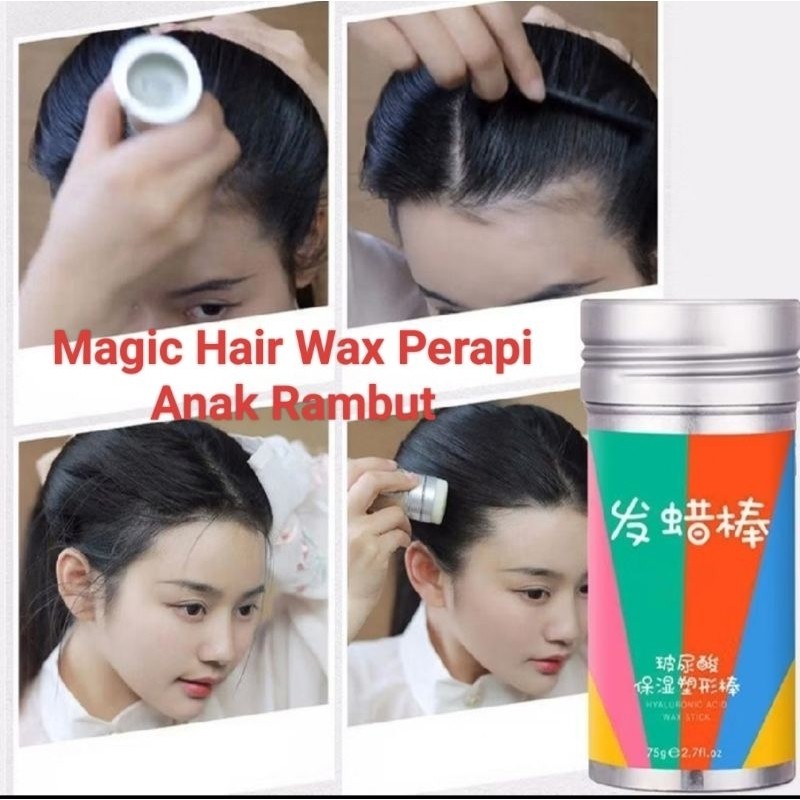 Jual Sikouroulan Hair Wax Stik Lilin Perapi Rambut Anti Lengket Viral ...