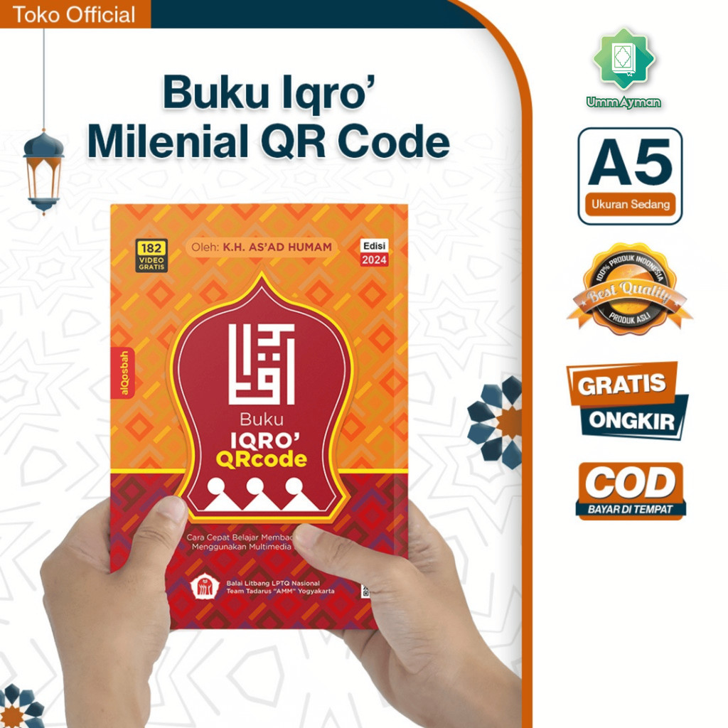 Jual Umm Ayman Buku Iqro QR Code Milenial Mudah Baca Fitur ...