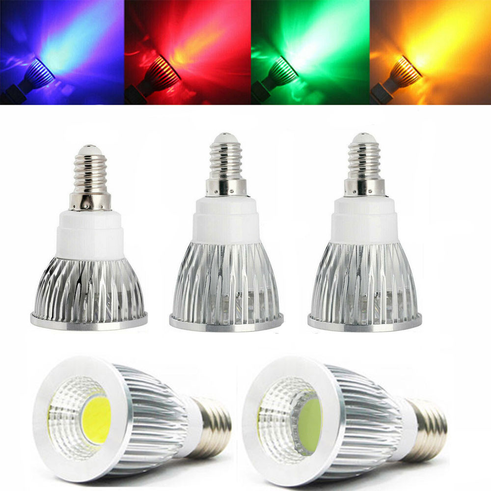 Jual High Power E14 Dimmable LED COB Spotlight Lamp Lampada Led Spot ...