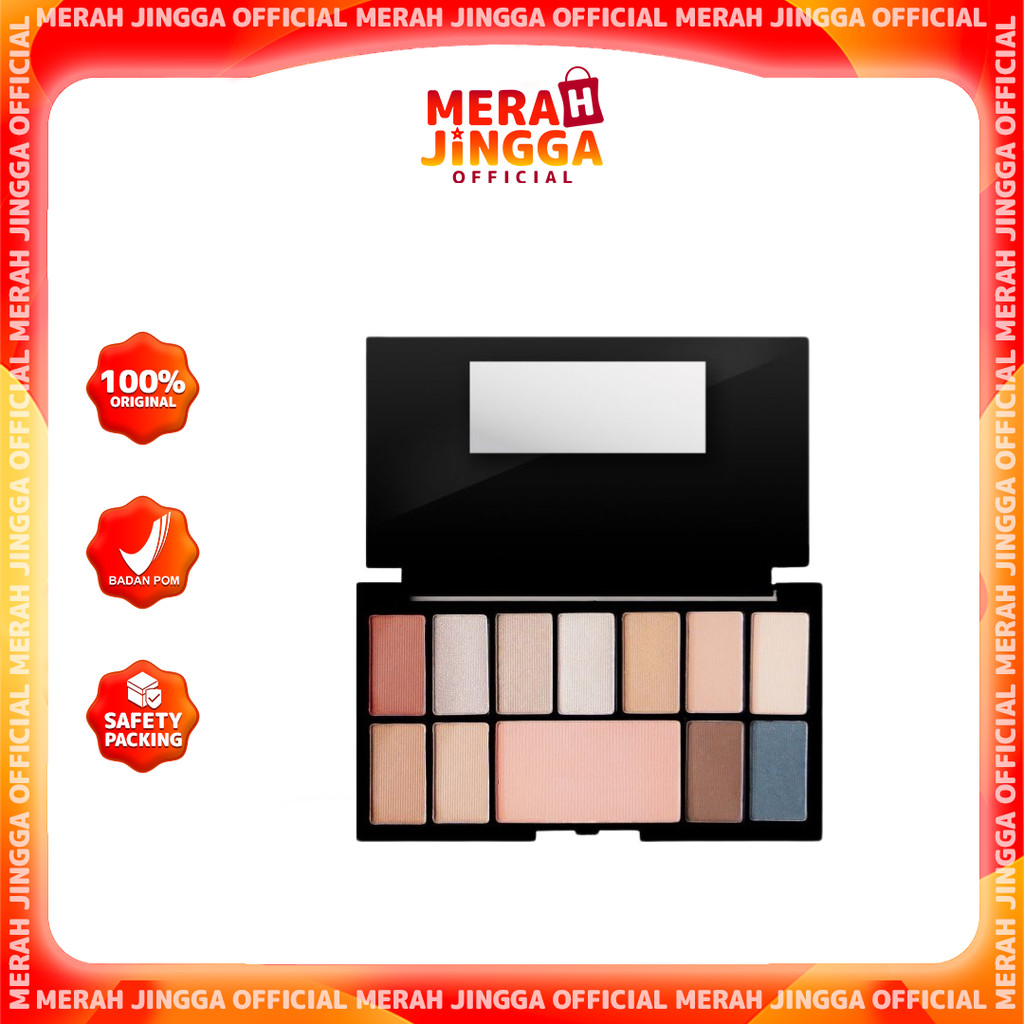 Jual Implora Makeup Palette Cappadocia - Eyeshadow Palette | Merah ...