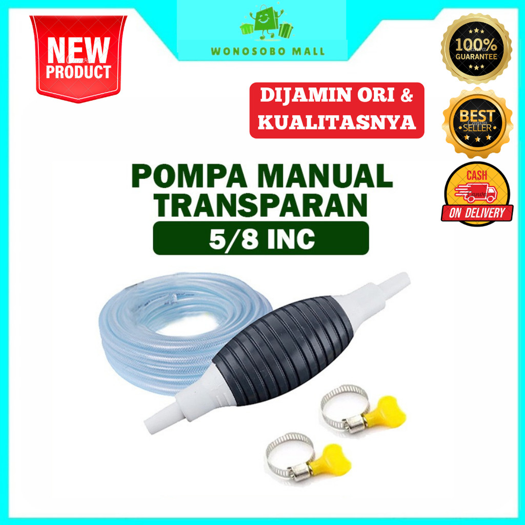 Jual Pompa Tangan Transfer Oli Bensin Mobil Oil Extractor 1M ALAT POMPA ...