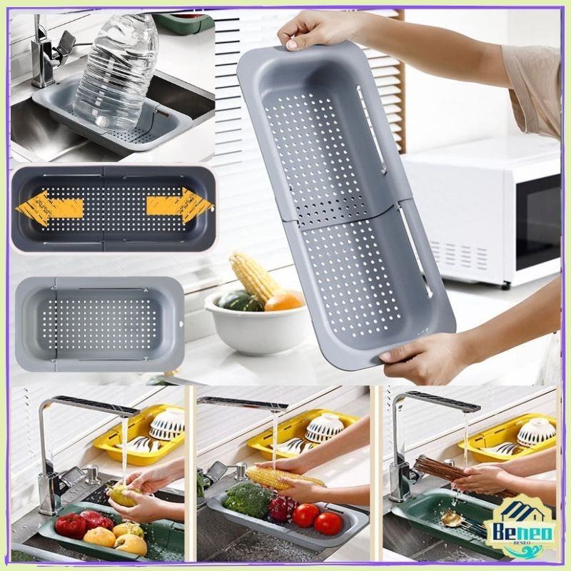 Jual BENEONY Rak Pengering Piring/Rak Keranjang Wastafel Rak Keranjang ...