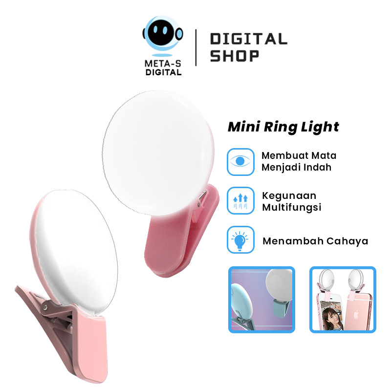 Jual Selfie Beauty Ring Light Mini Q Selfie Collection / Mini Ring ...