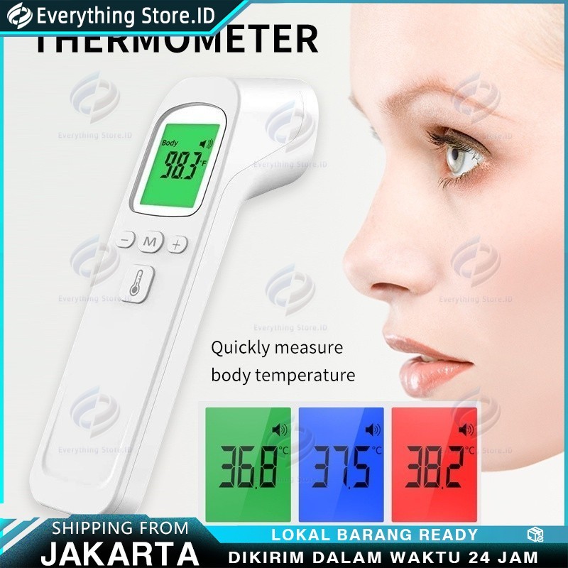 Jual Thermogun Termometer Suhu Tubuh Digital Termometer Inframerah Non ...