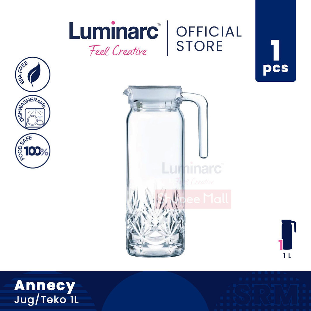 Jual LUMINARC Jug/Teko Annecy 1L - 1pcs | Shopee Indonesia