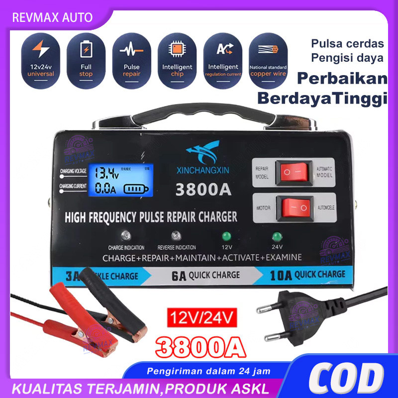 Jual Charger Aki Otomatis Smart Intelligent Auto Repair Mobil Motor ...