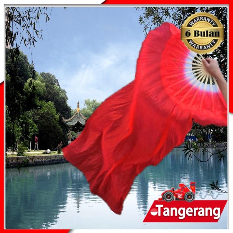 Jual 120cm Kipas Menari / Kipas Menari Rumbai Panjang / Alat Tari Props ...