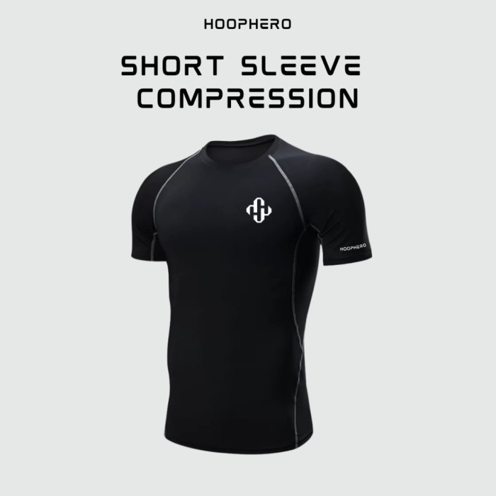 Jual Compression Short Sleeve Shirt HOOPHERO | Shopee Indonesia