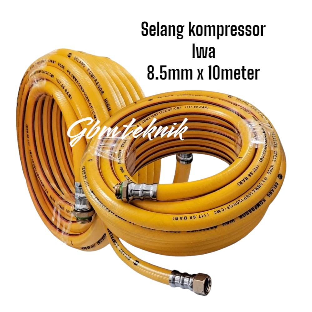 Jual Selang Angin Kompresor 10M 120BAR Cuci Mobil Motor Spray Gun ...