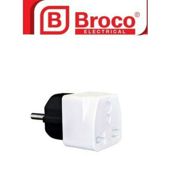 Jual Broco colokan listrik steker arde adapter kaki 3 stop kontak SNI ...