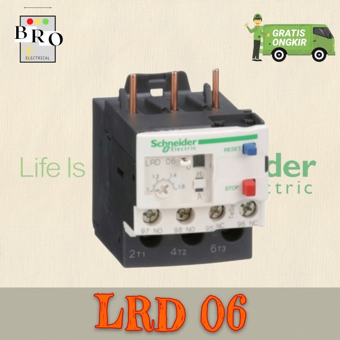 Jual Schneider Thermal Overload LRD06 / LRD 06 1A - 1.6A | Shopee Indonesia