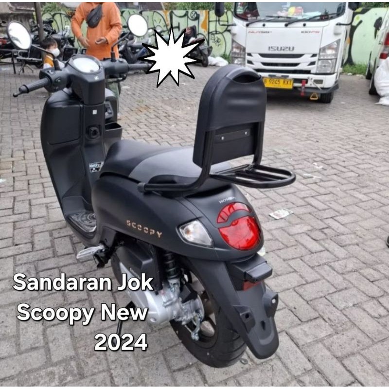 Jual sandaran bulat SANDARAN SCOOPY NEW 2024 JOK SENDERAN BELAKANG ...