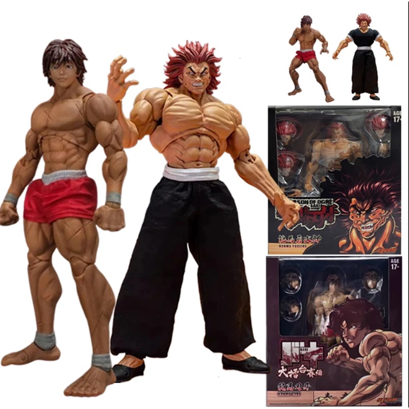 Jual Action Figure ST Baki Hanma Son Of Ogre Hanma Yuujiro PVC Model ...