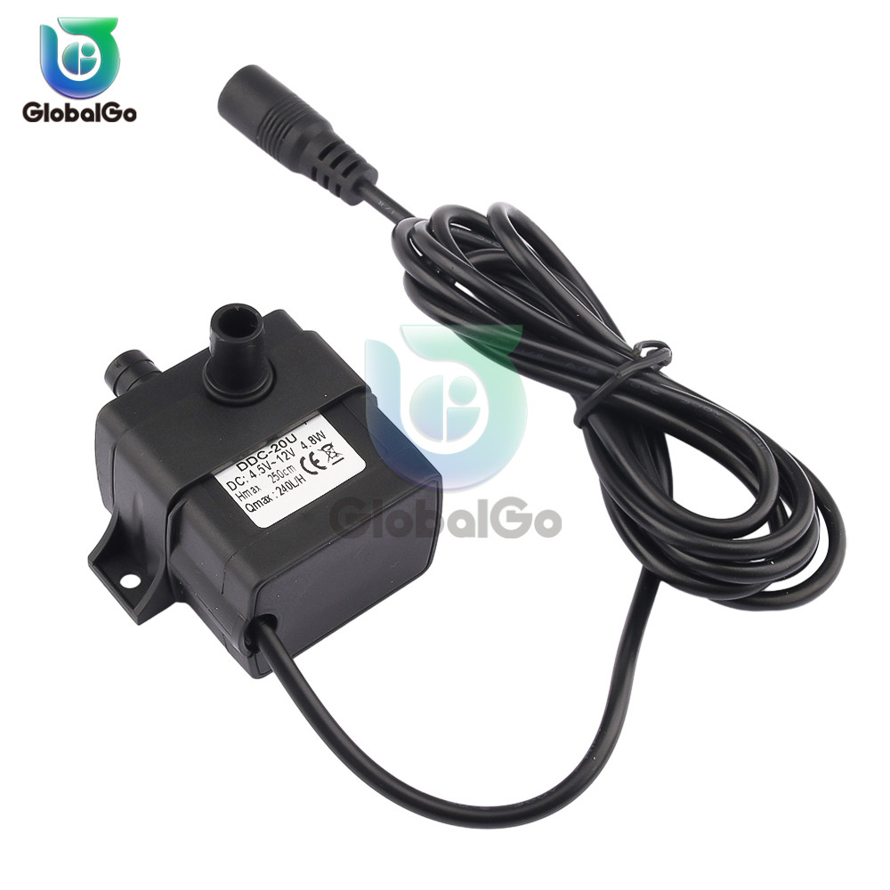 Jual DC 5V/12V/24V USB Mini Water Pump Hydroponic Cooling Circulating ...
