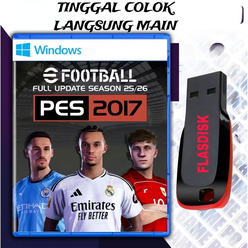 Jual NEW PES 2017 Pro Evolution Soccer 2017 dan Patch Season 2025 / PES 2017 Patch 2025 | Shopee ...