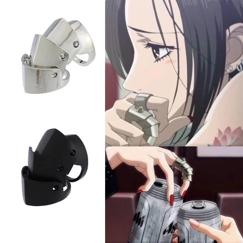 Jual Anime Oosaki Nana Rings Cosplay Punk Gothic Multilayer Metal ...