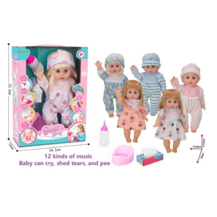Jual "D.LTA" - SALE Mainan Anak SWEETY BABY Mainan Boneka Bayi Nangis ...
