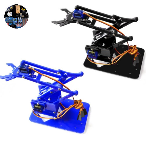 Jual CLAMP ROBOT ARM MOUNT Sg90 Mg90s mg90 Servo mini uno R3 esp32 etc ...