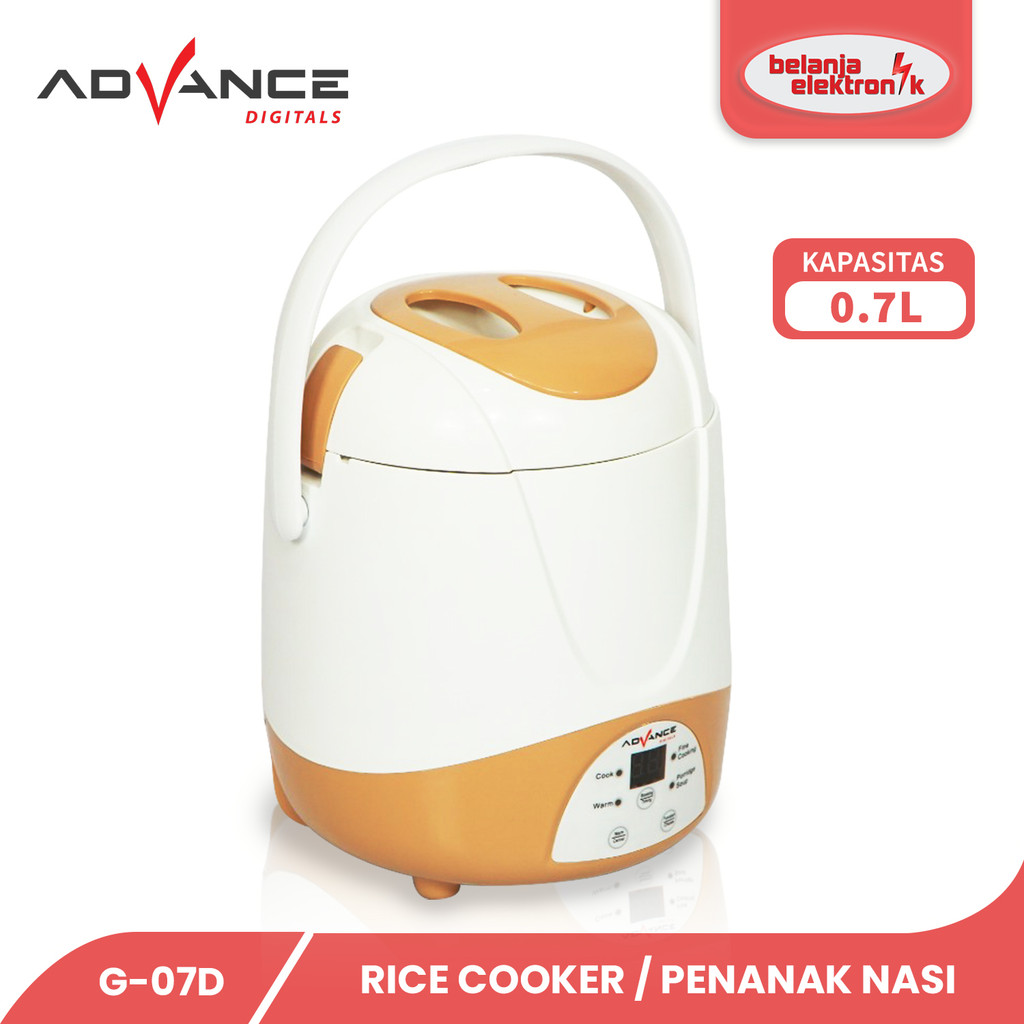 Jual ADVANCE RICE COOKER MINI DIGITAL 0.7 LITER G-07D MAGIC COM PENANAK ...