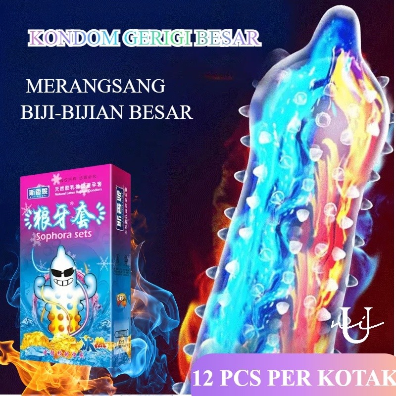 Jual kondom sutra bergerigi Kondom gerigii besar 12pcs//Kondom Pelet ...