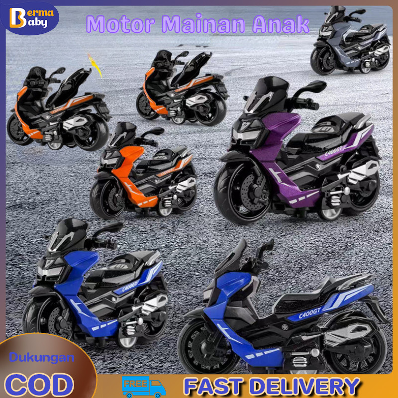 Jual Berma Baby Diecast Motor Nmax Miniatur Vespa Motorcycle Klasik ...