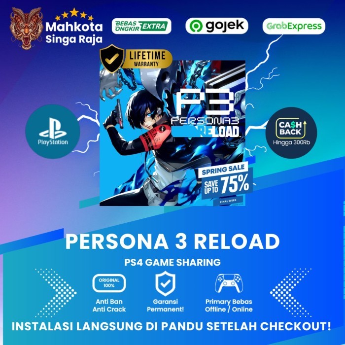 Jual Persona 3 Reload - PS4 - PlayStation4 Game Sharing | Shopee Indonesia