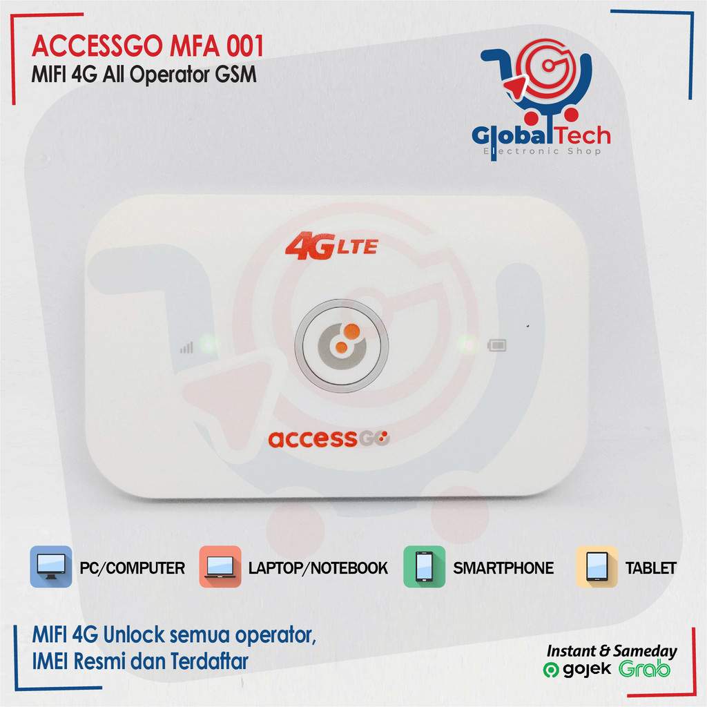 Jual Modem wifi Sim Card AccessGo MiFi MFA-001 4G All Operator GSM ...
