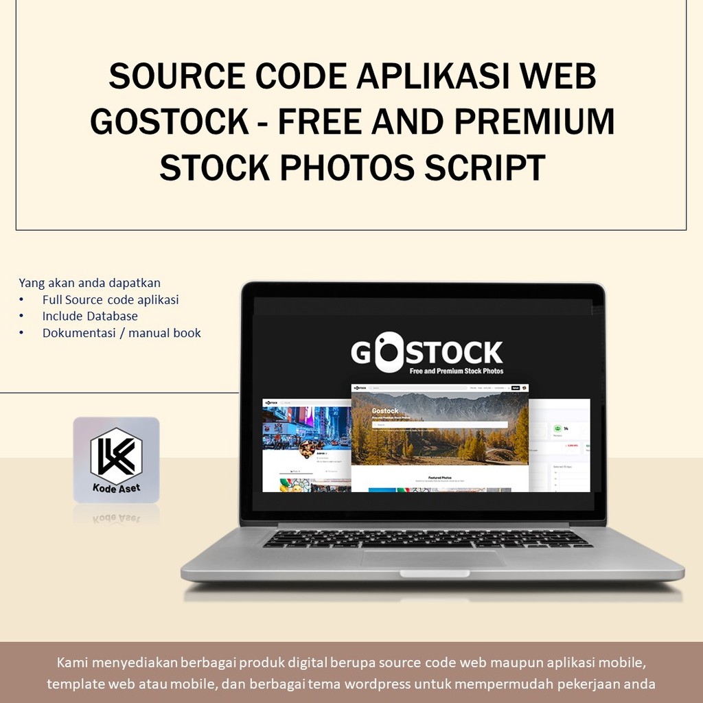Jual SOURCE CODE APLIKASI WEB GOSTOCK - FREE AND PREMIUM STOCK PHOTOS SCRIPT | Shopee Indonesia