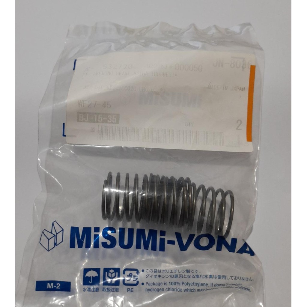 Jual Round Wire Coil Spring 45% Deflection WF Series MISUMI WF27-45 ...