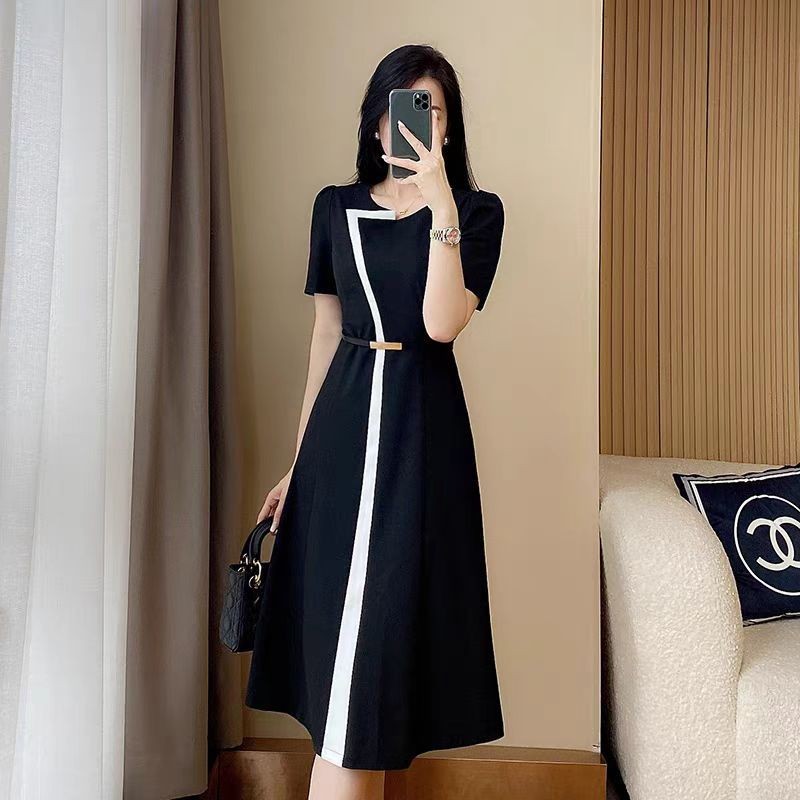 Jual Dress Hitam Elegan Korea Terbaru/Casual Dress/Dress Pesta Putih ...
