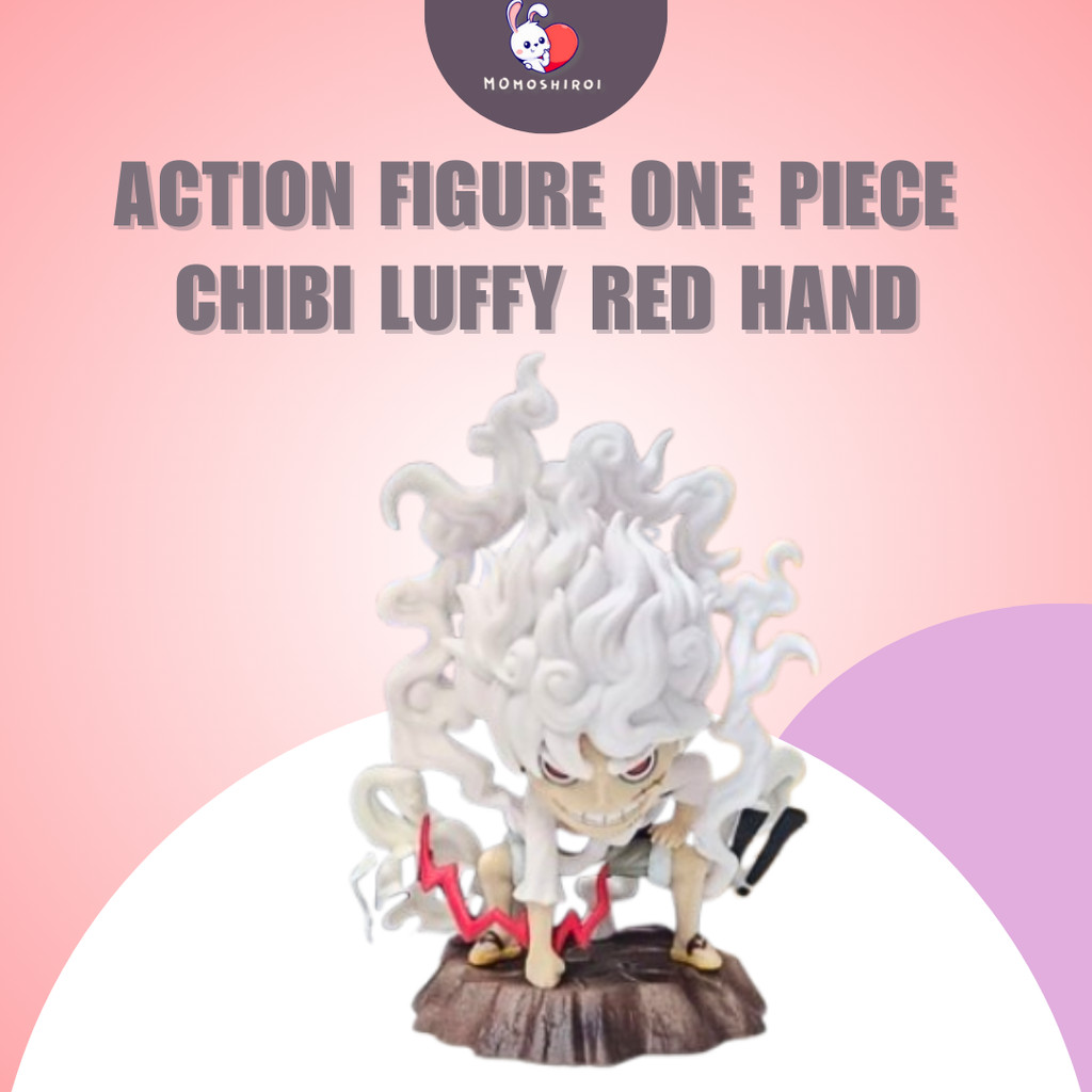 Jual action figure one piece chibi luffy red hand figure one piece ...
