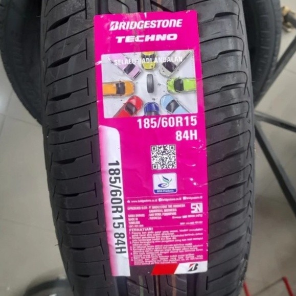 Jual Bridgestone New Techno 185/60 R15 - Ban Mobil Vios Splash Yaris Etios Swift | Shopee Indonesia