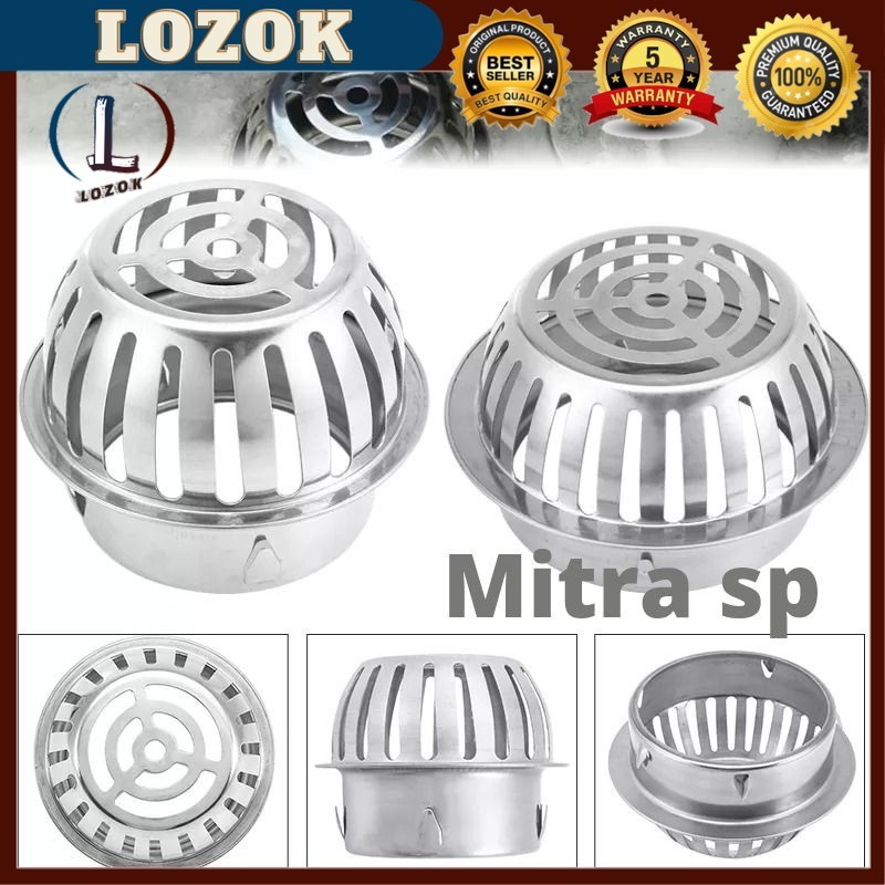 Jual LOZOK Strainer roof drain saringan dak atap talang air filter ...