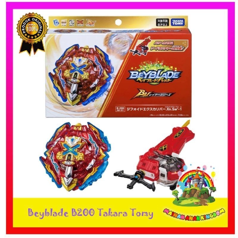Jual Beyblade Burst B-200 Starter Kit Xiphoid Excalibur | Shopee Indonesia