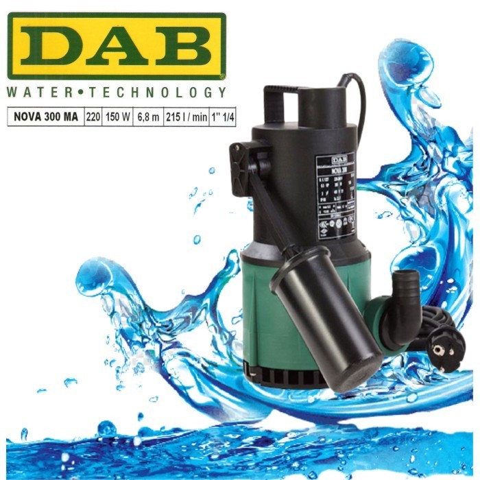 Jual Pompa Celup Kolam Ikan DAB Pompa Celup NOVA 300 MA Submersible Pump | Shopee Indonesia