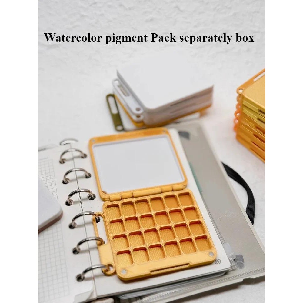Jual 12 Cells/ 24 Cells Watercolor Pigment Packaged Separately Box ...